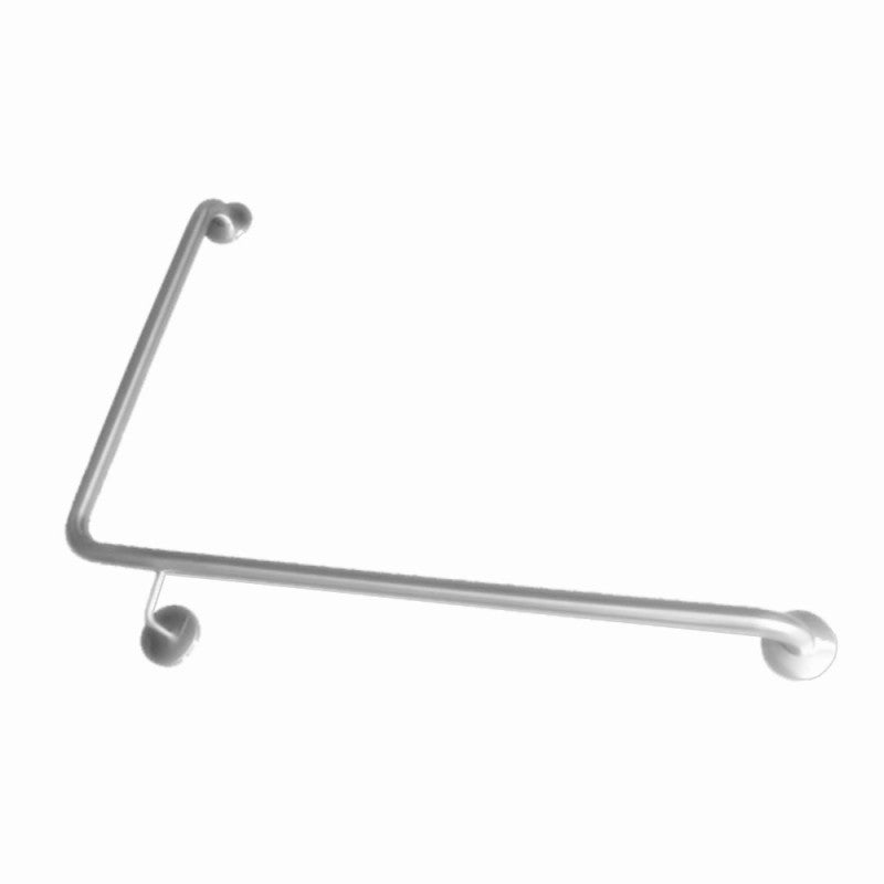 32mm Grab Rail 90 degrees Right Hand 950x600mm Stainless Steel
